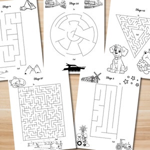 400 Puzzle Bundle | Printable Activity Worksheets | Puzzles for Kids ...