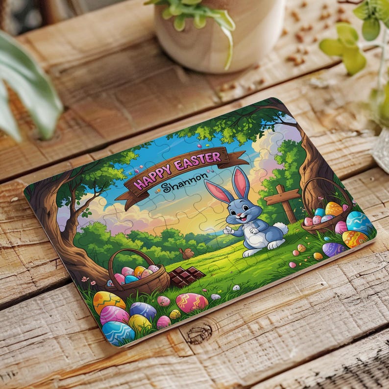 Personalized Easter Jigsaw Puzzle | Premium 1000, 500, 100 or 48 Pieces ...