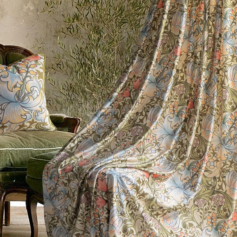 William Morris Curtains - Etsy