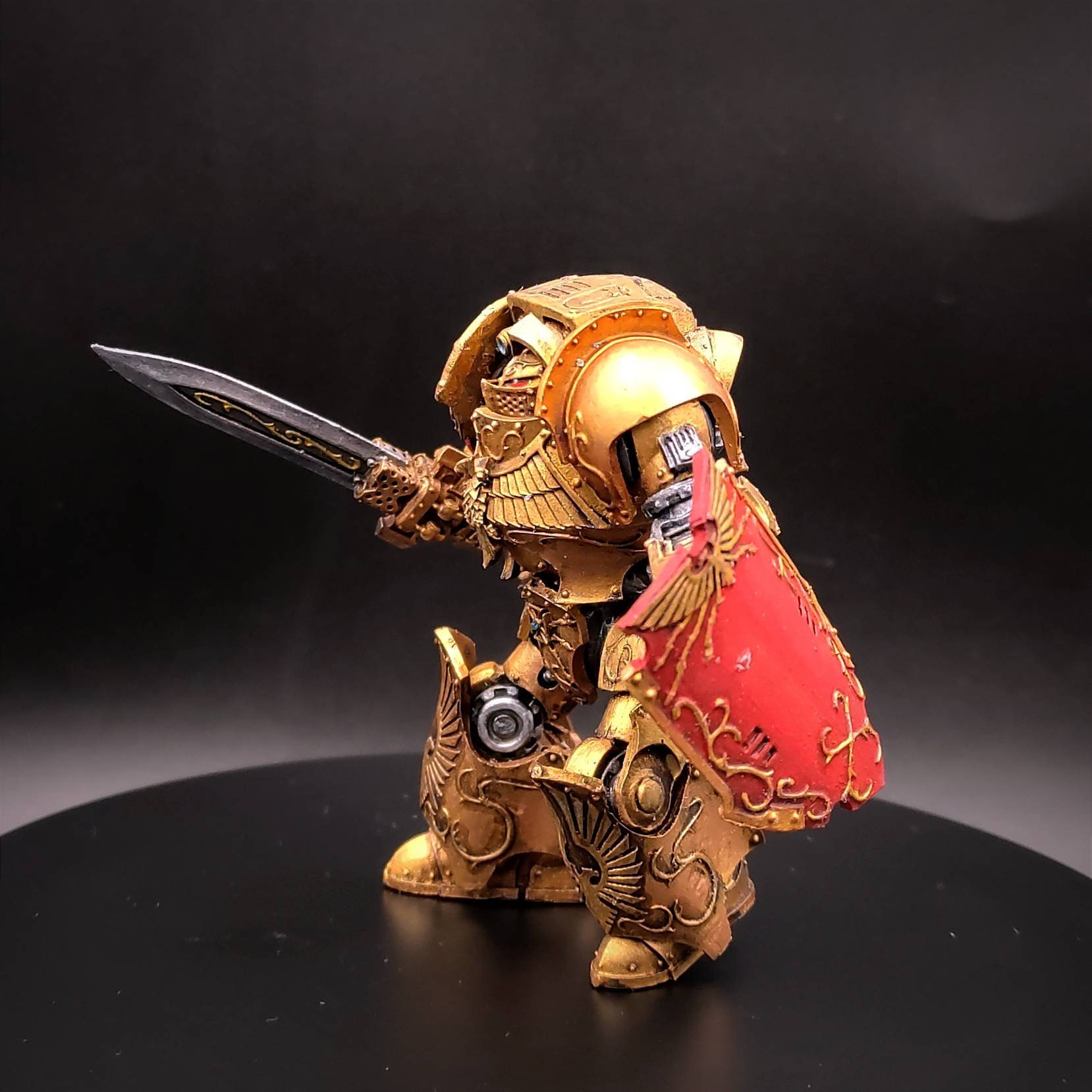 Legio Custodes Galatus Dreadnought Painted | Etsy