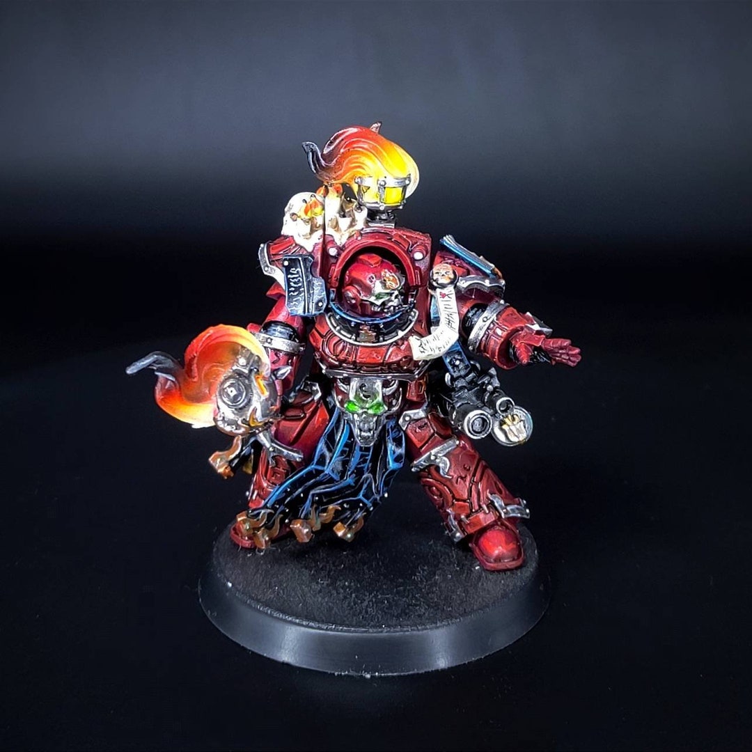 Word Bearers Legion Terminator Praetor Painted Commission - Etsy