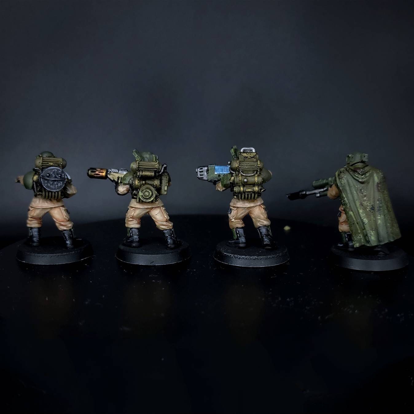 Cadian Squad With Respirator Upgrade Painted Commission - Etsy