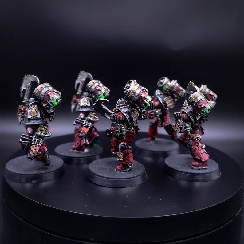 Word Bearers Legion Ashen Circle Painted Commission - Etsy Australia