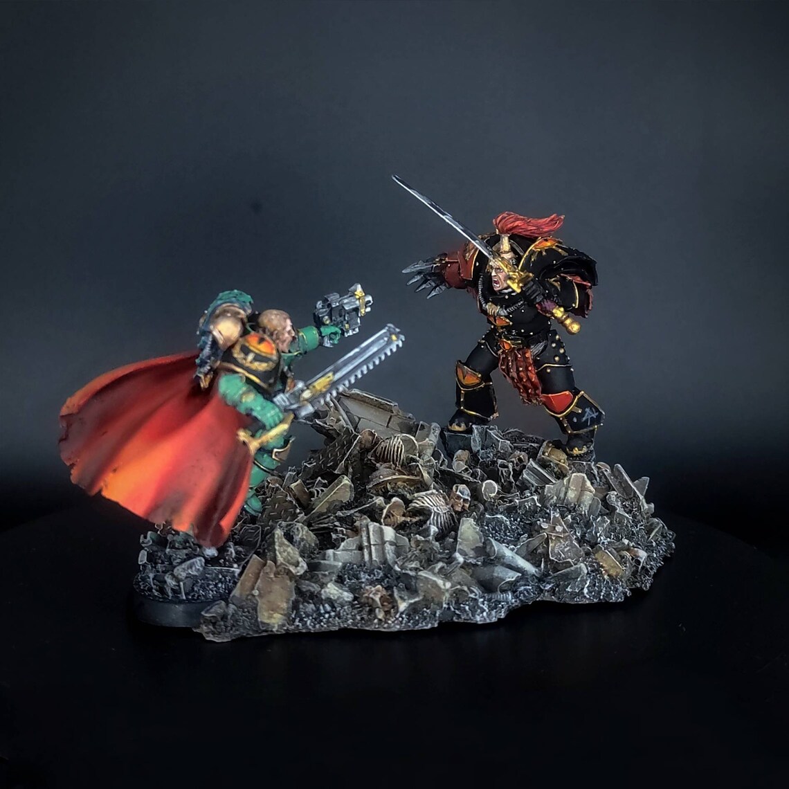Sons of Horus Abaddon and Loken Commission Painted - Etsy