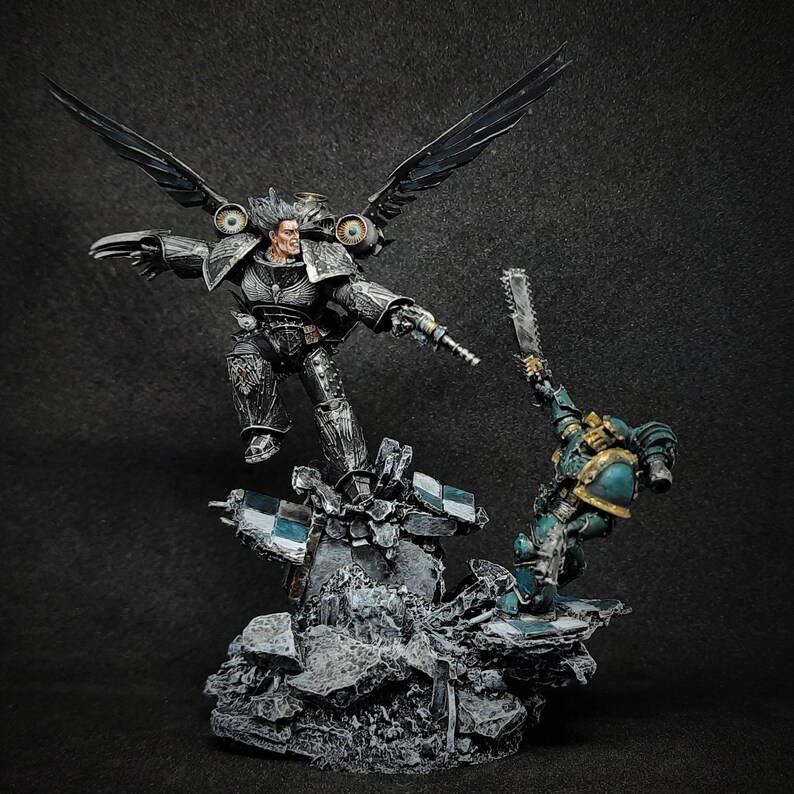 Corvus Corax Primarch of the Raven Guard Painted - Etsy