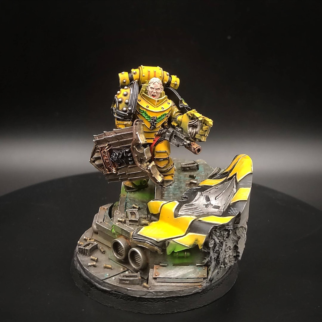 Alexis Polux 405th Captain of the Imperial Fists Painted Commission - Etsy