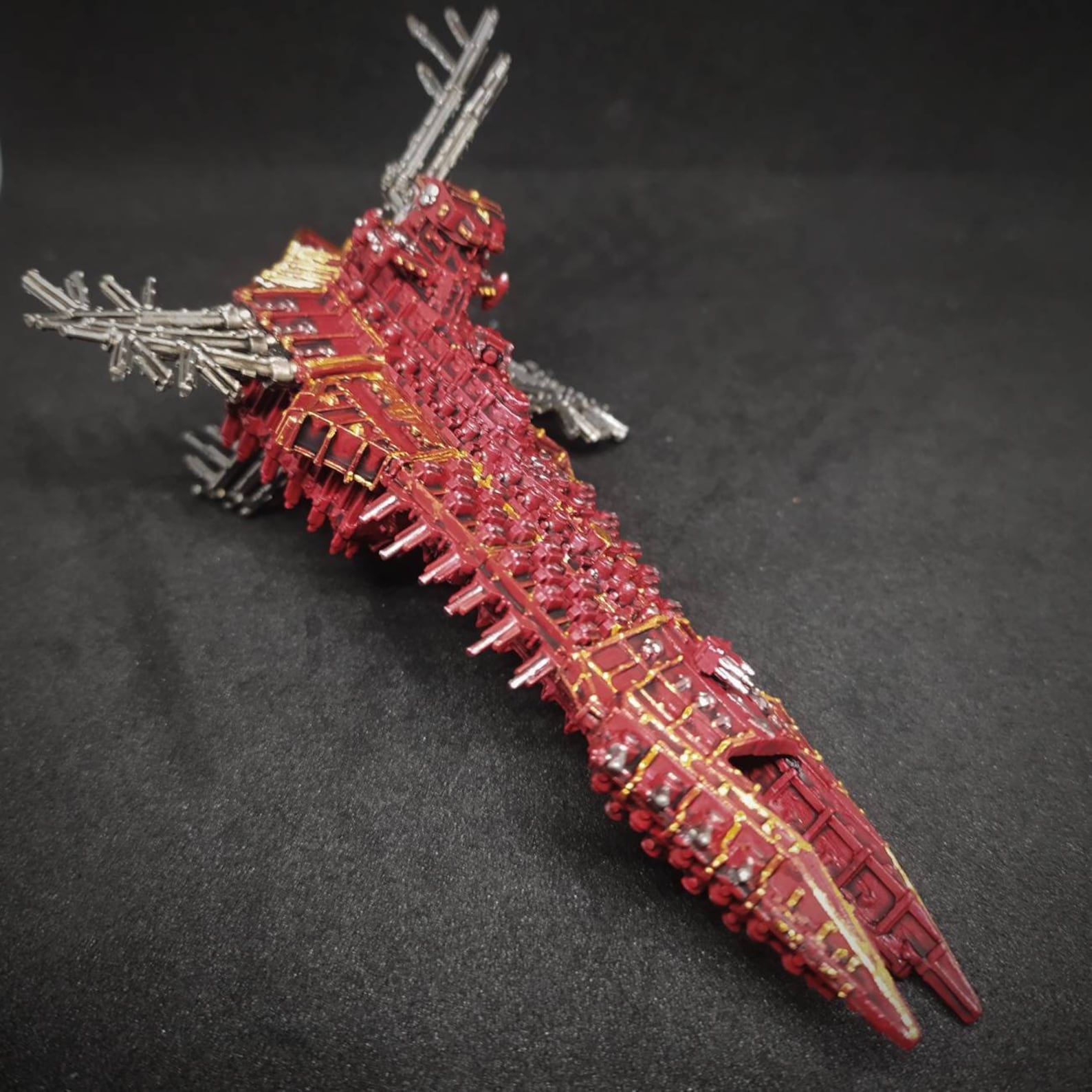 Battlefleet Gothic Chaos DESPOILER CLASS BATTLESHIP Painted - Etsy