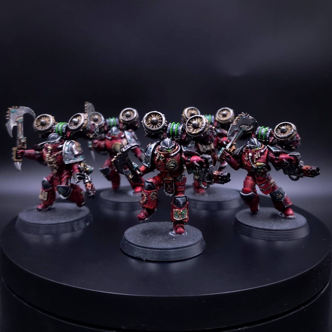 Word Bearers Legion Ashen Circle Painted Commission - Etsy