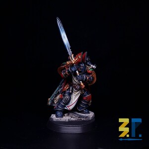 Dark Angels Corswain Paladin of the Ninth Order Painted Commission - Etsy