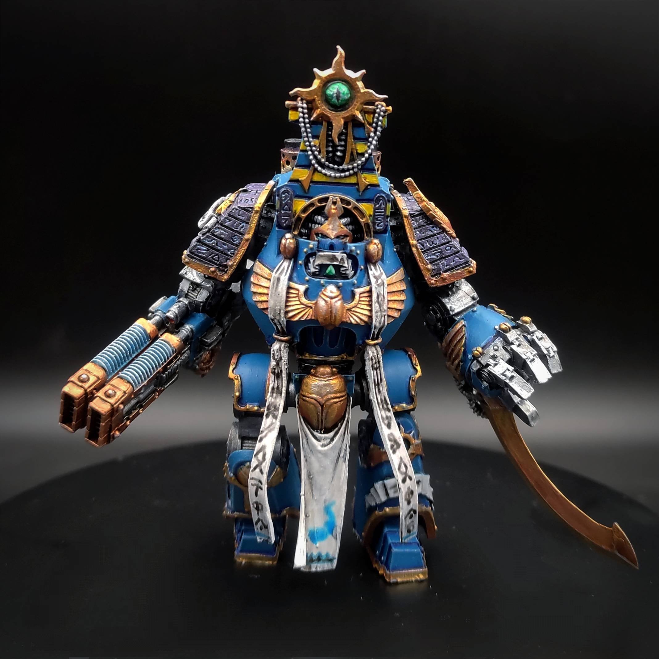 Thousand Sons Contemptor Dreadnought Osiron Painted Commission - Etsy ...