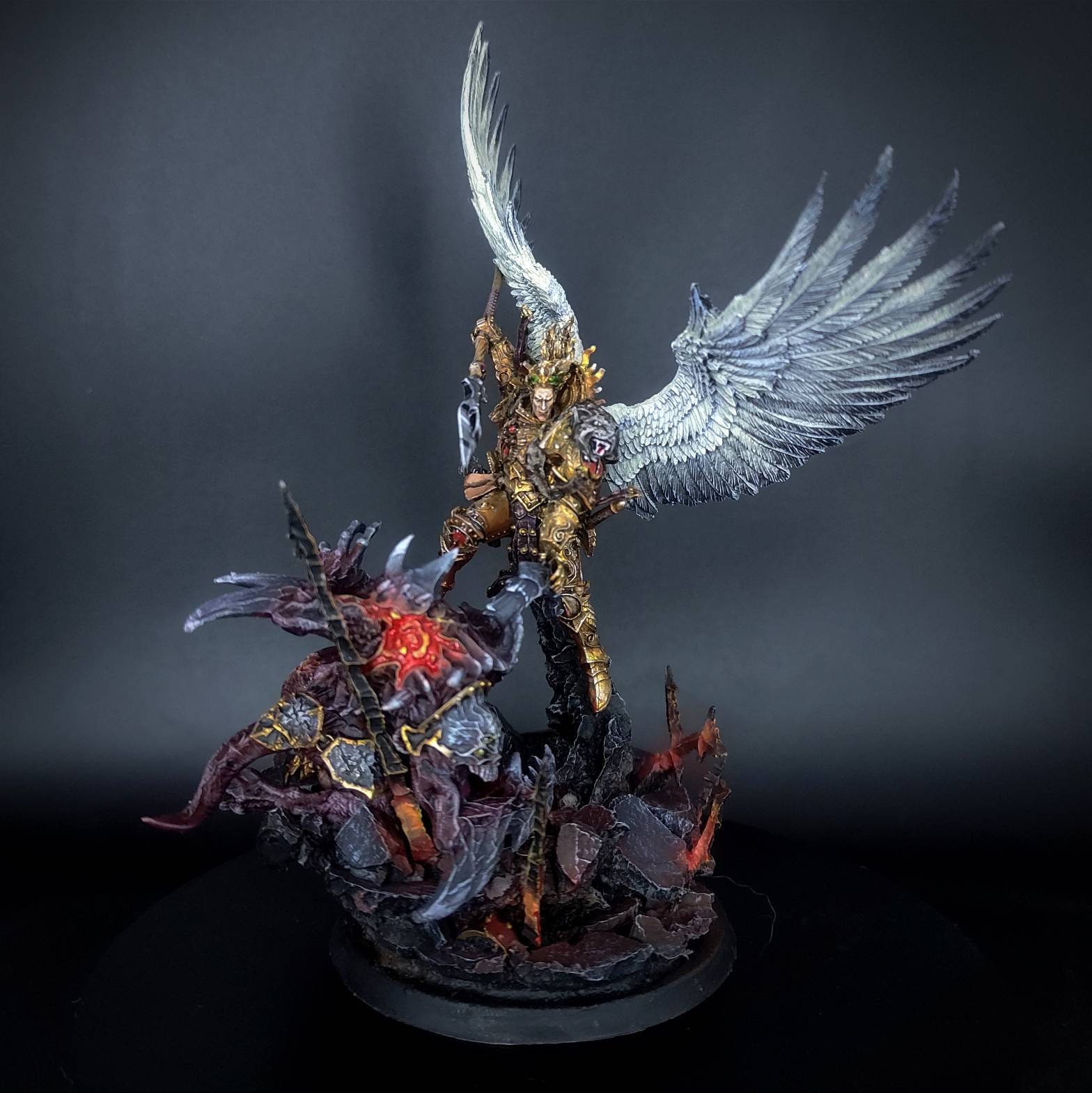Sanguinius Primarch of the Blood Angels Painted - Etsy Australia