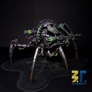 Necron Seraptek Heavy Construct With Synaptic Obliterators Painted ...