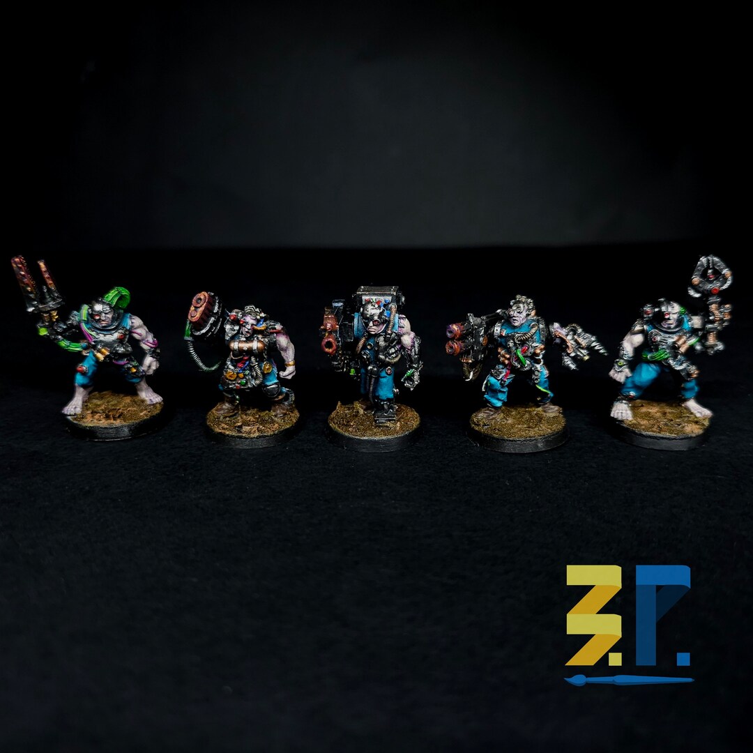 Servitors 6 Models Painted Commission - Etsy