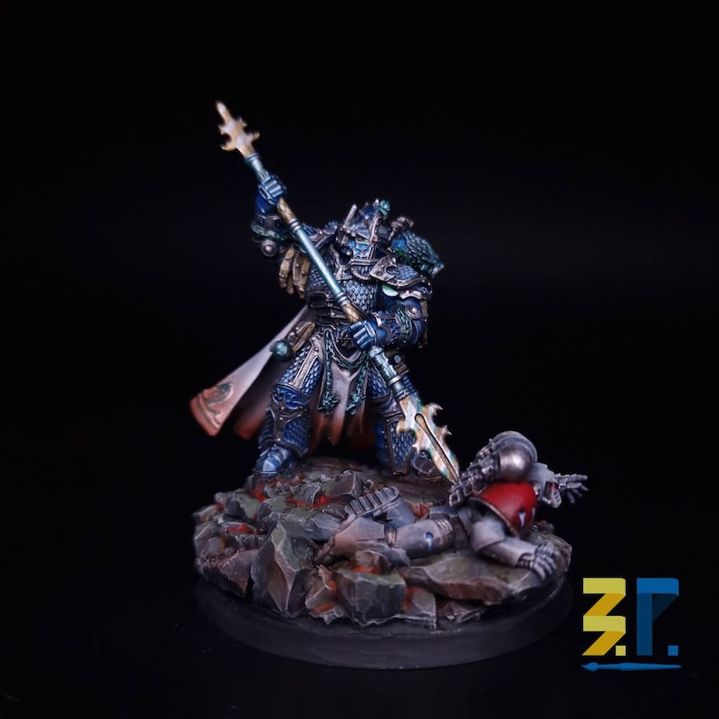 Alpharius Omegon Primarch of the Alpha Legion Painted - Etsy