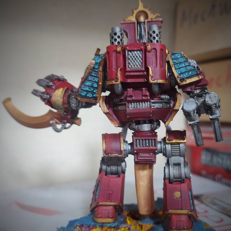 Thousand Sons Contemptor Dreadnought Osiron painted | Etsy