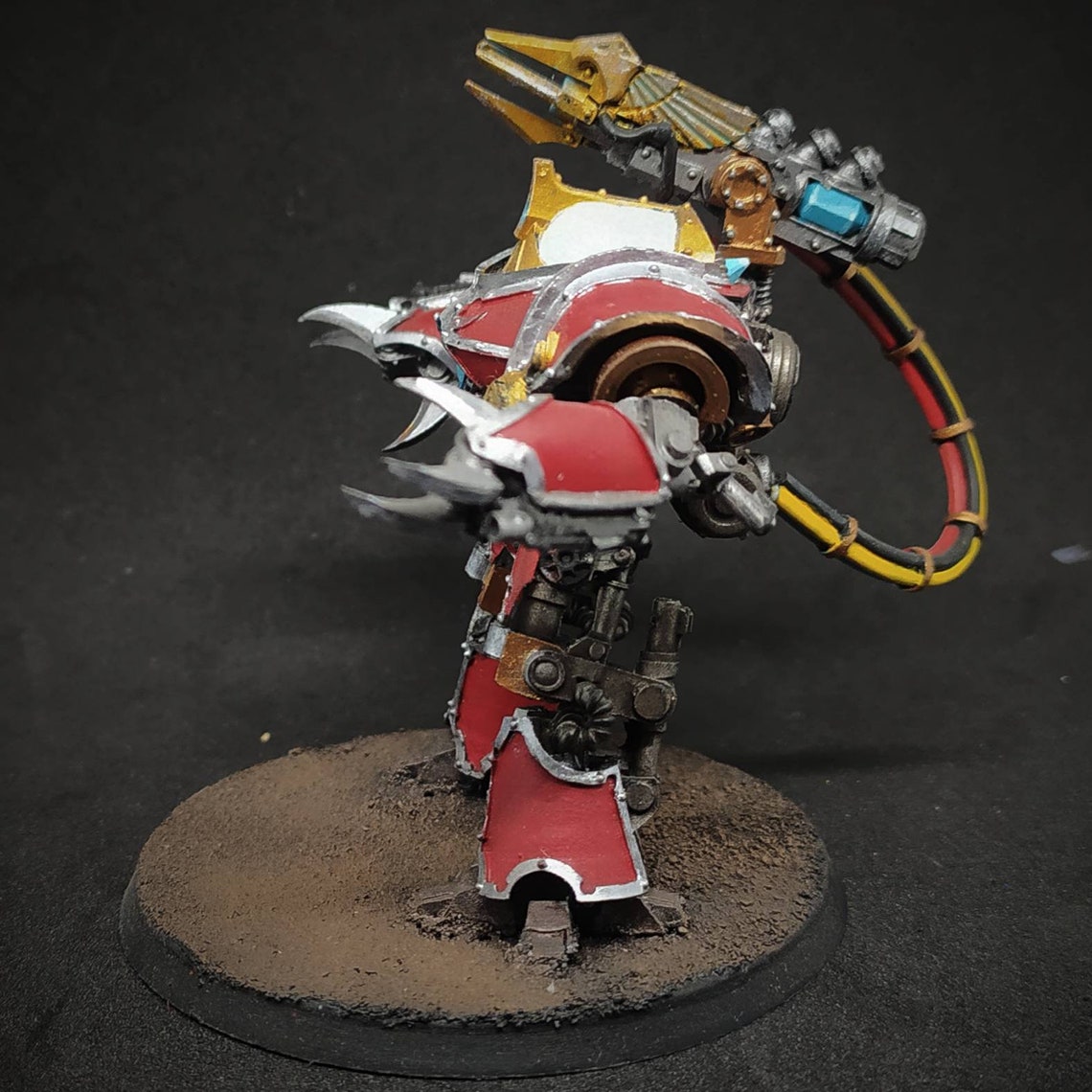 Castellax-achea Battle-automata With Ether-flame Cannon | Etsy