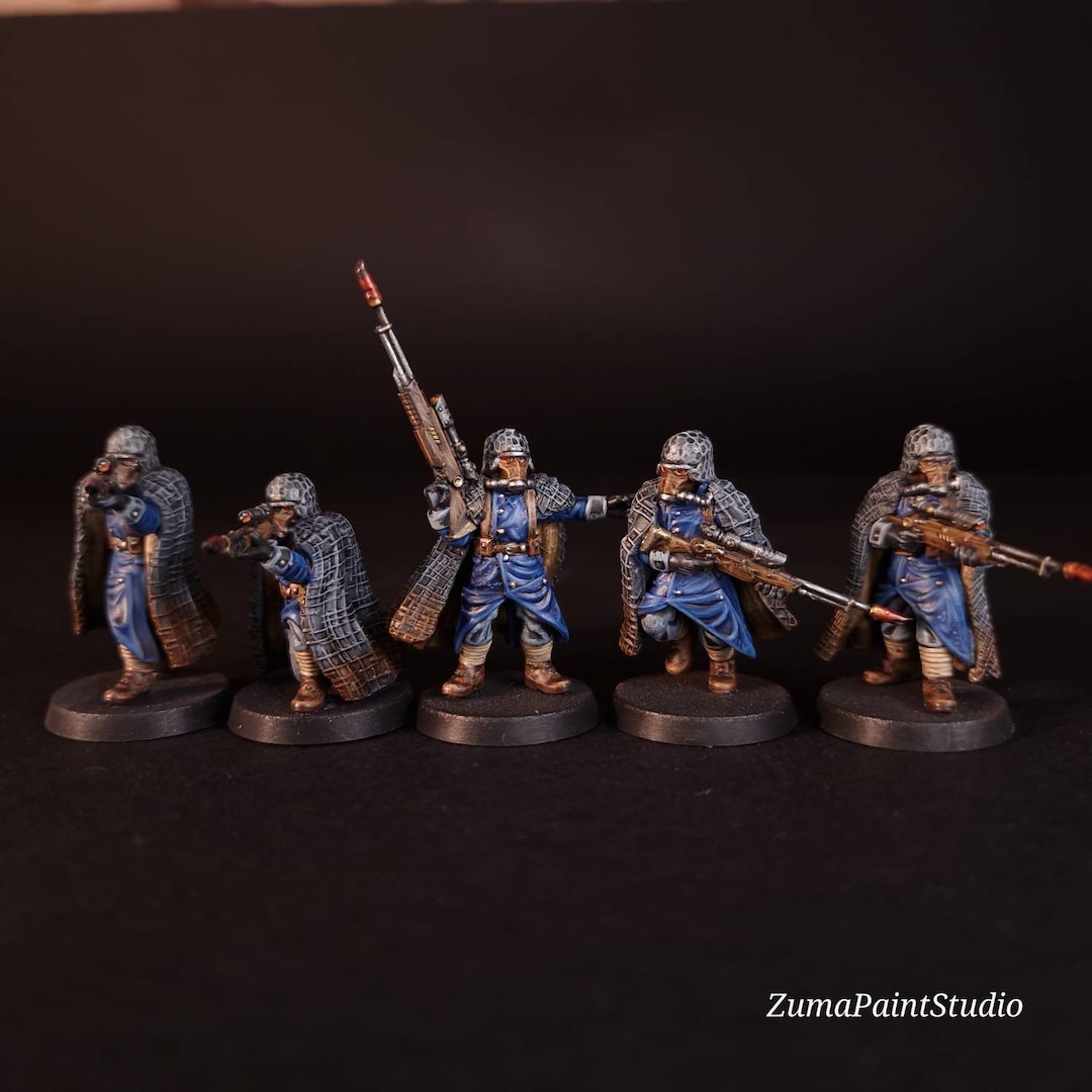 Death Korps of Krieg Command HQ Squad Forgeworld Painted - Etsy UK