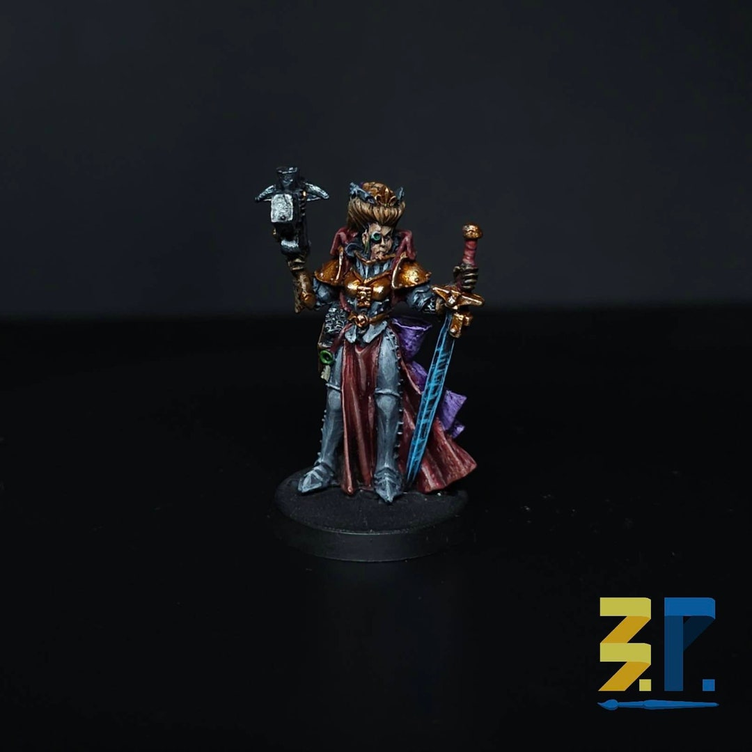 Inquisitor Female With Power Sword / Infernal Pistol Painted Commission ...