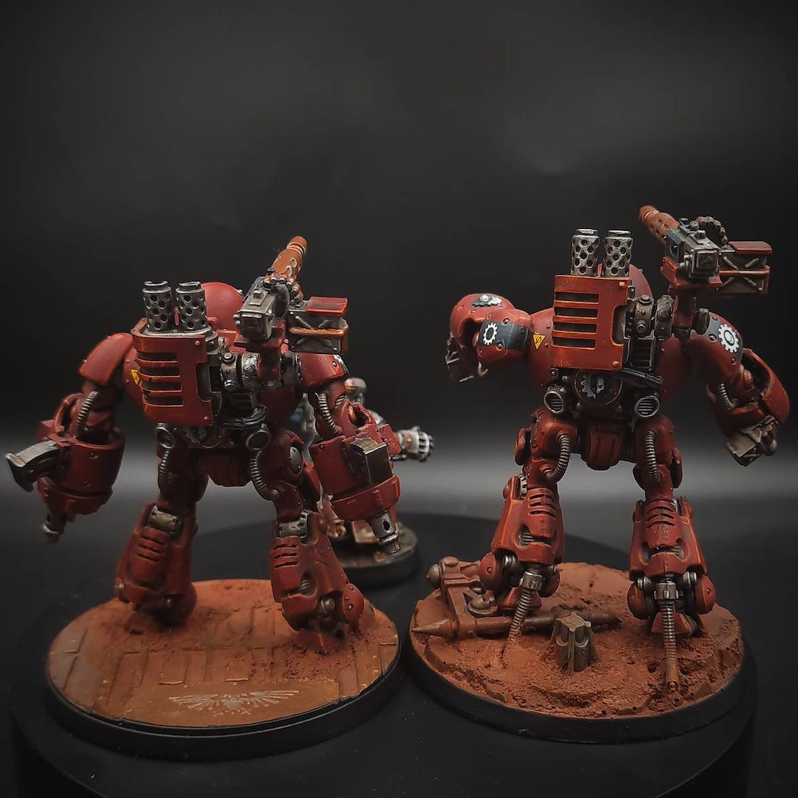 Adeptus Mechanicus Kastelan Robots Warhammer 40k Painted | Etsy