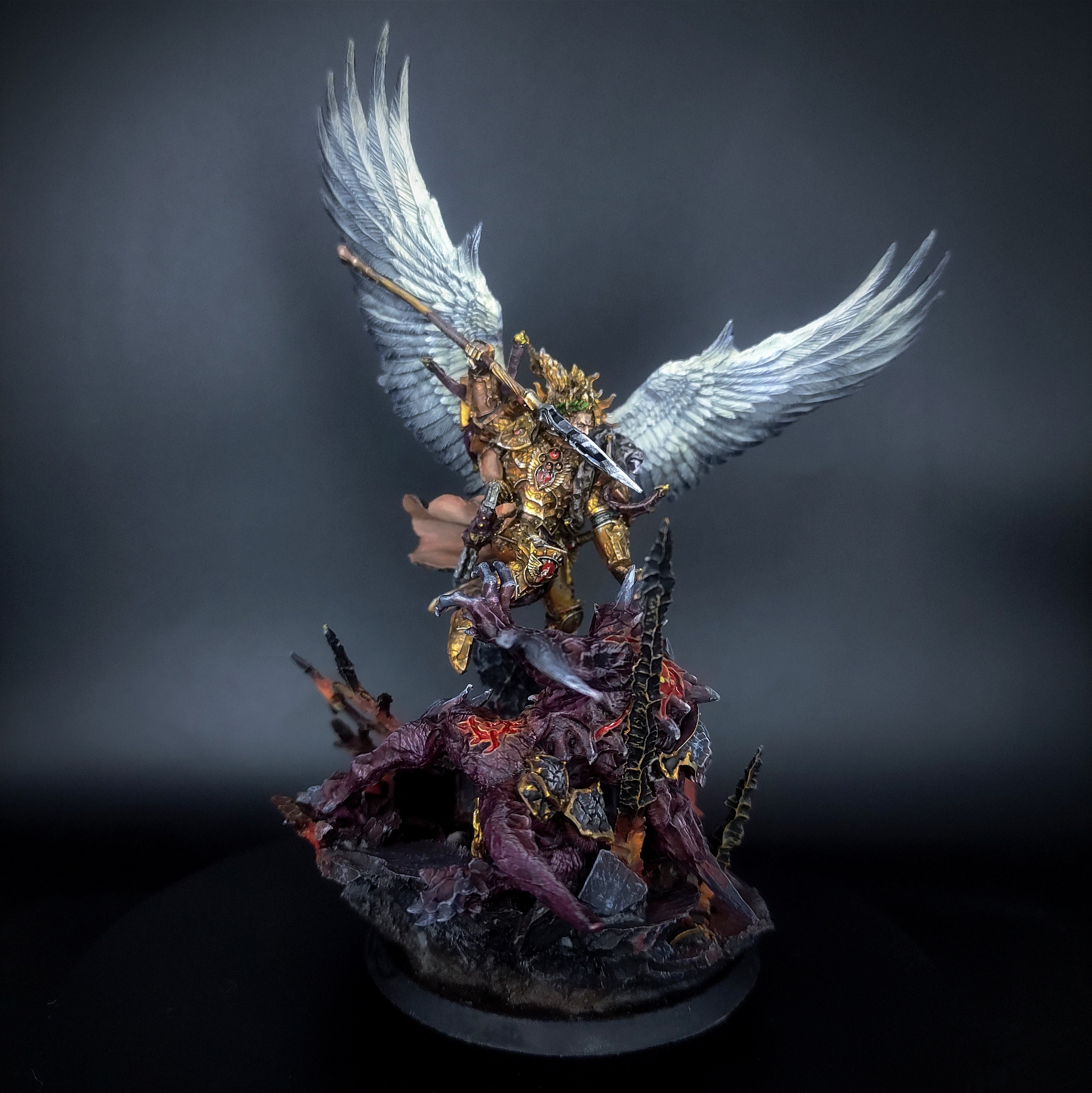 Sanguinius Primarch of the Blood Angels Painted Commission - Etsy Canada