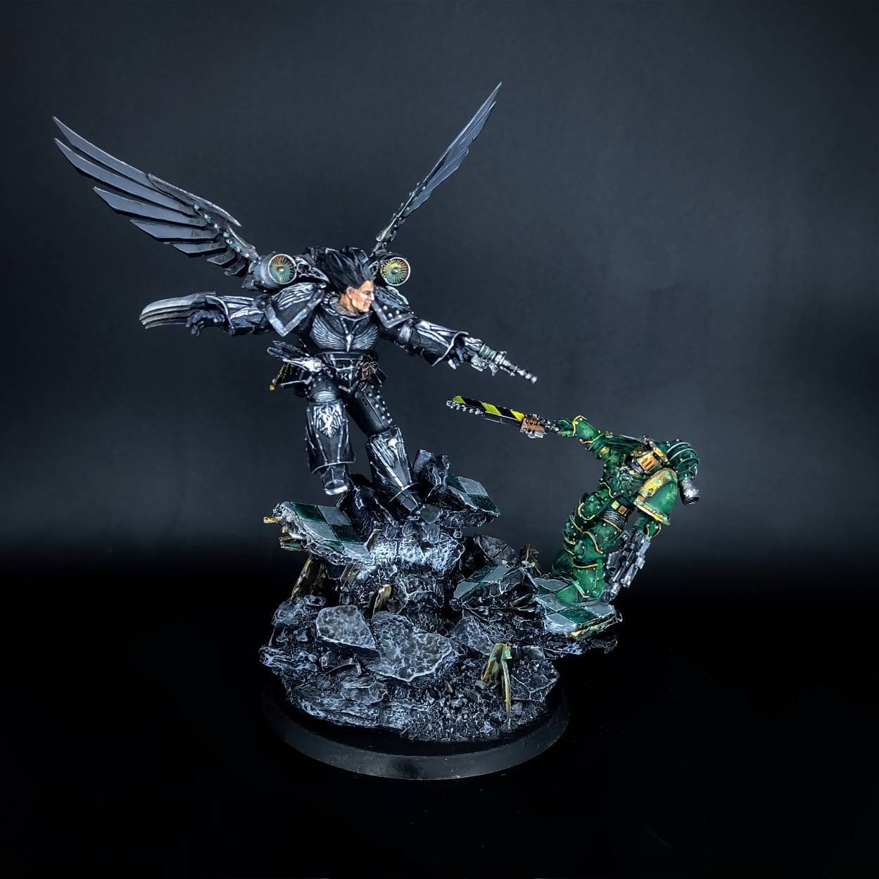 Corvus Corax Primarch of the Raven Guard Painted Commission - Etsy ...