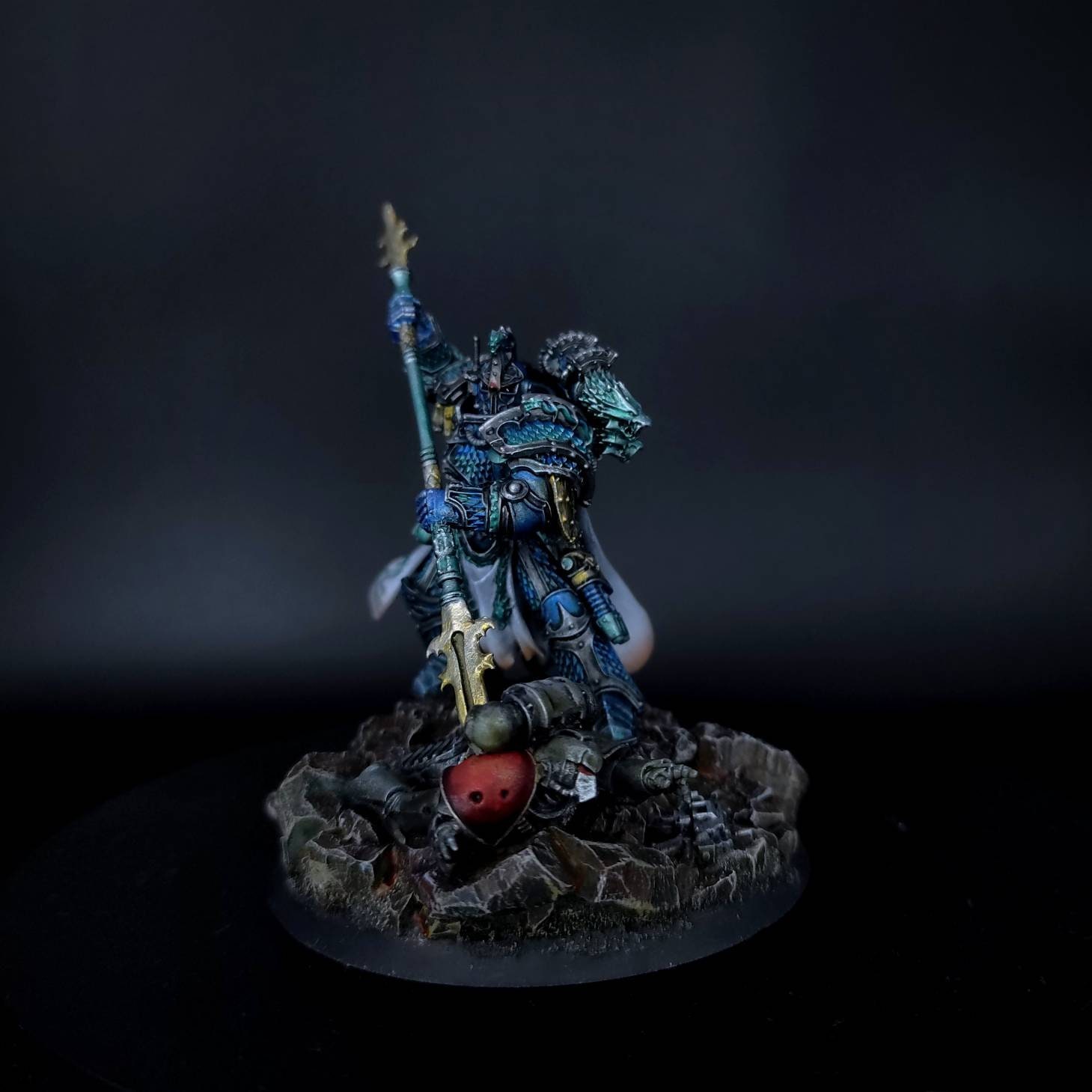 Alpharius Omegon Primarch of the Alpha Legion Painted - Etsy