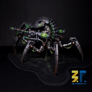 Necron Seraptek Heavy Construct With Synaptic Obliterators Painted ...