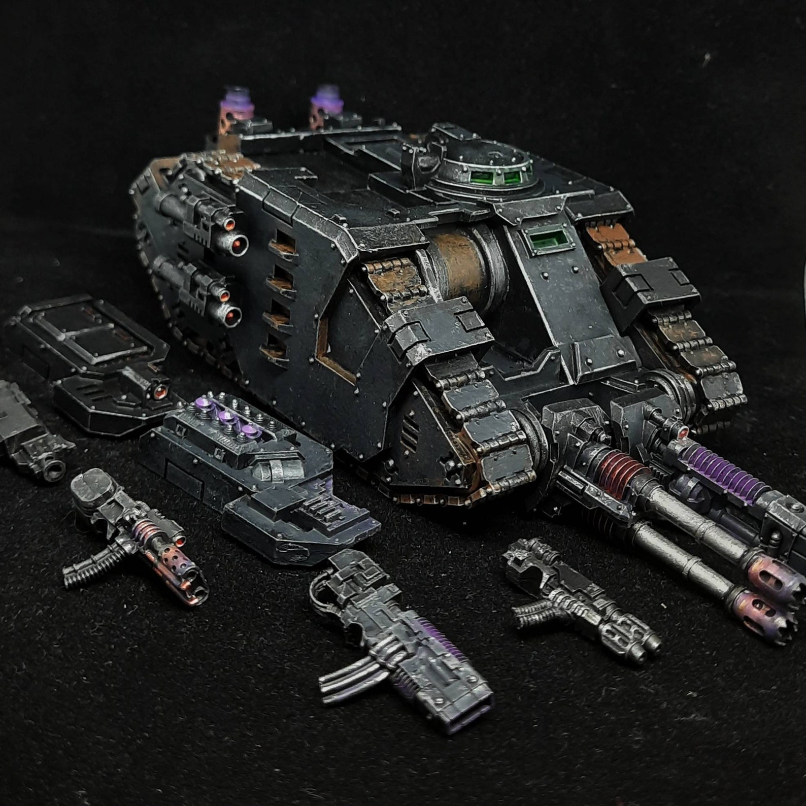 Space Marine Legion Saber Strike Tank Painted Commission - Etsy