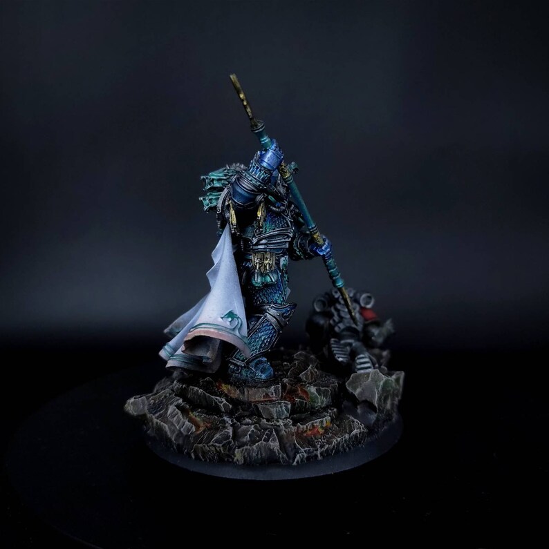 Alpharius Omegon Primarch of the Alpha Legion Painted - Etsy