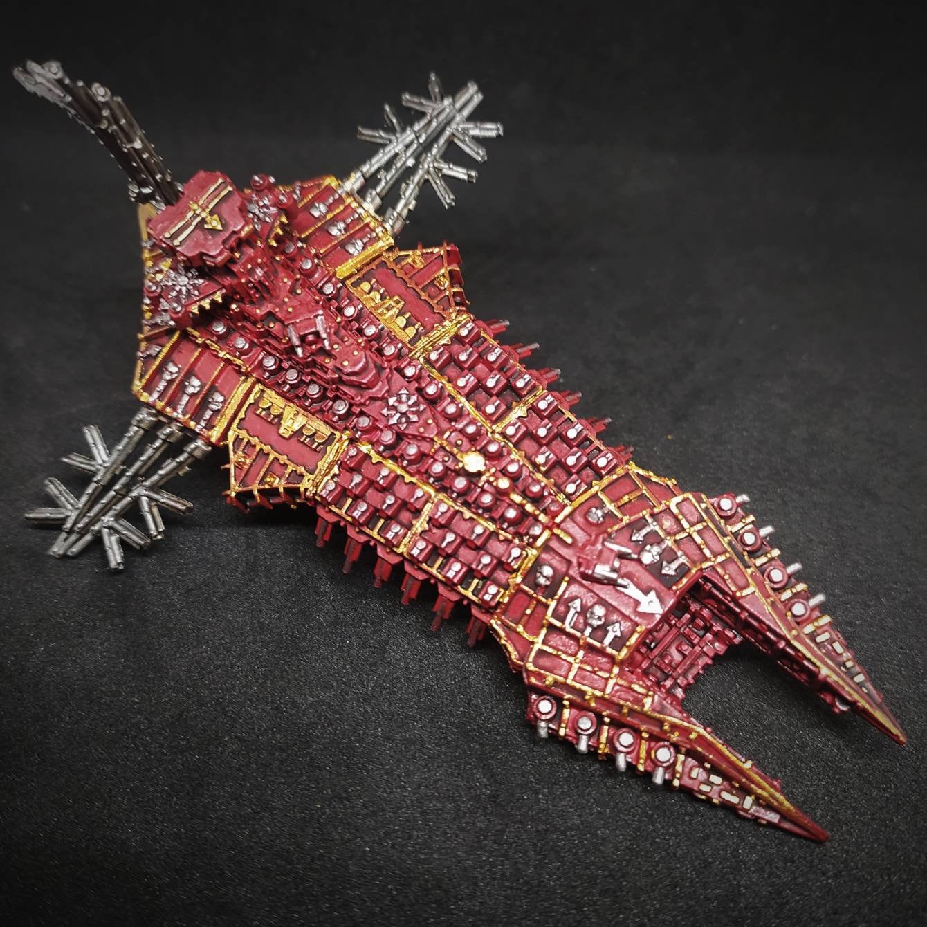 Battlefleet Gothic Chaos DESPOILER CLASS BATTLESHIP Painted - Etsy