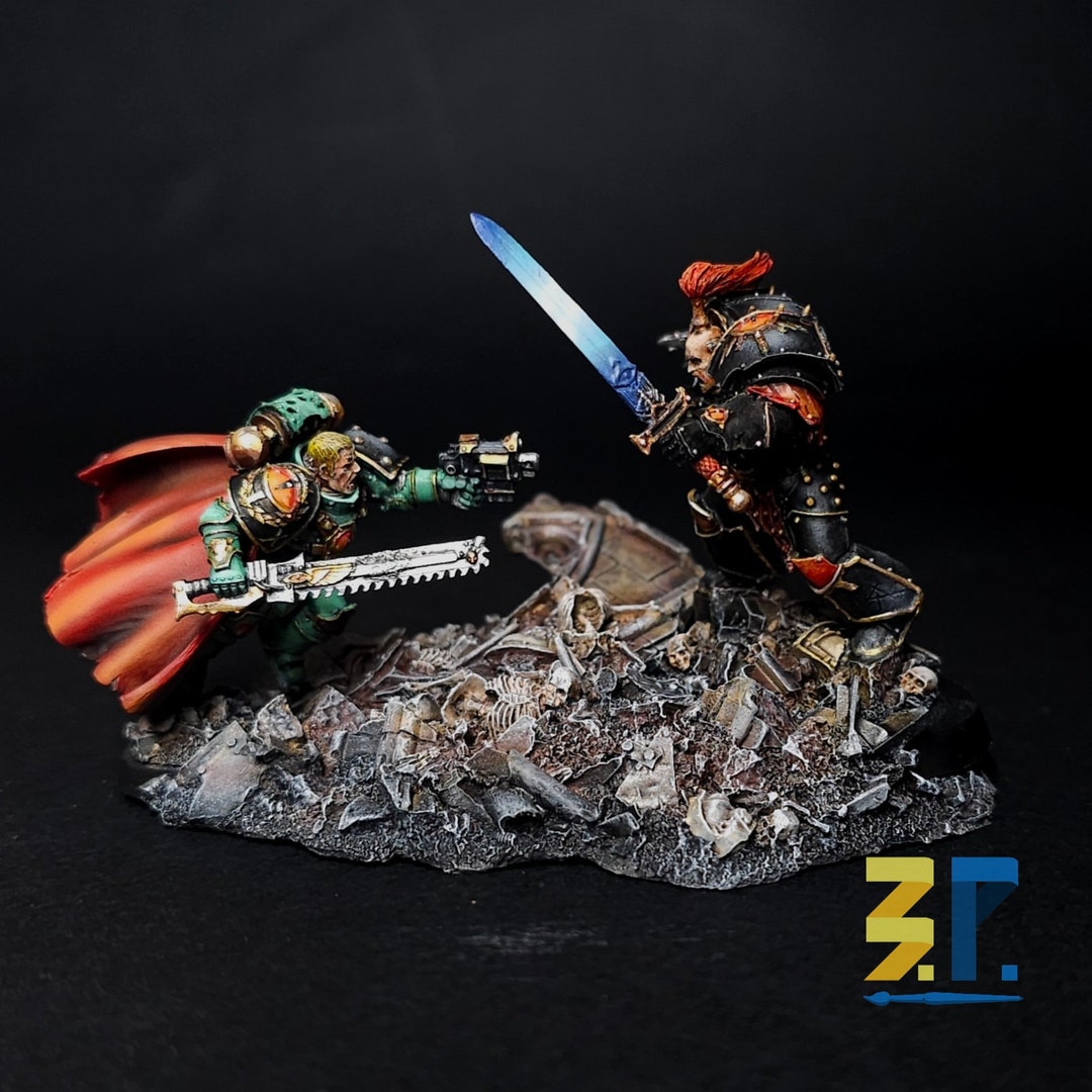Sons of Horus Abaddon and Loken Commission Painted - Etsy