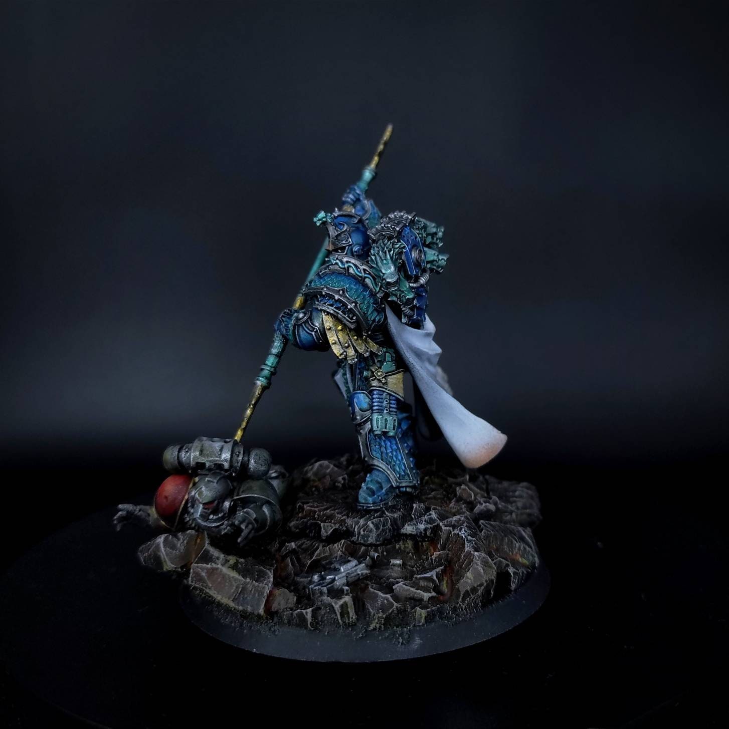 Alpharius Omegon Primarch of the Alpha Legion Painted - Etsy