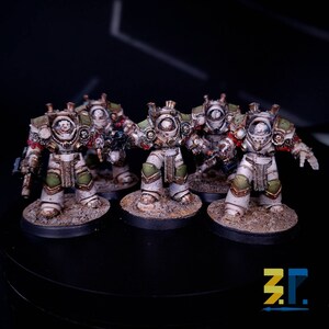 Horus Heresy Death Guard Wardens Terminators Standard Scale / True ...