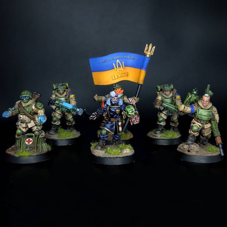 Ukraine Space Army Command Squad Astra Militarum Cadians - Etsy