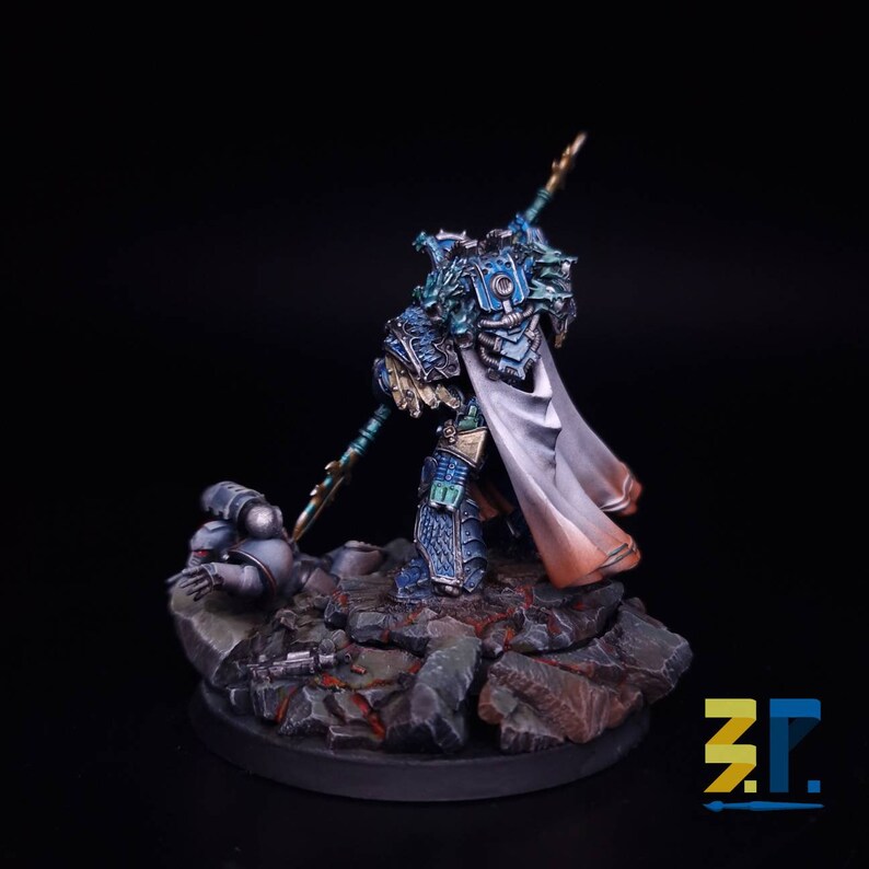 Alpharius Omegon Primarch of the Alpha Legion Painted - Etsy