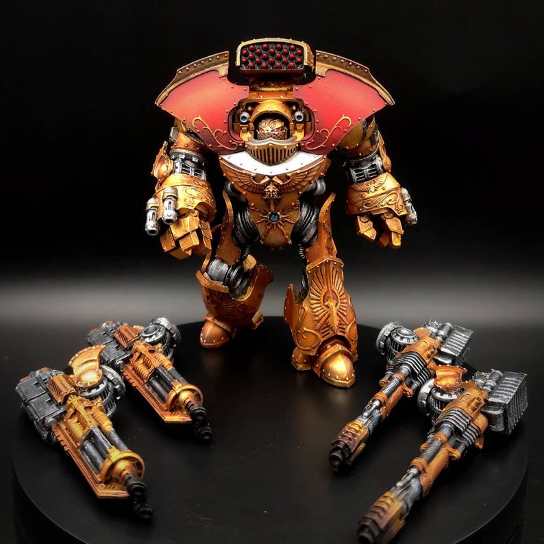 Legio Custodes Telemon Heavy Dreadnought Painted Commission - Etsy ... Legio Custodes Telemon Heavy Dreadnought Painted Commission - Etsy ...