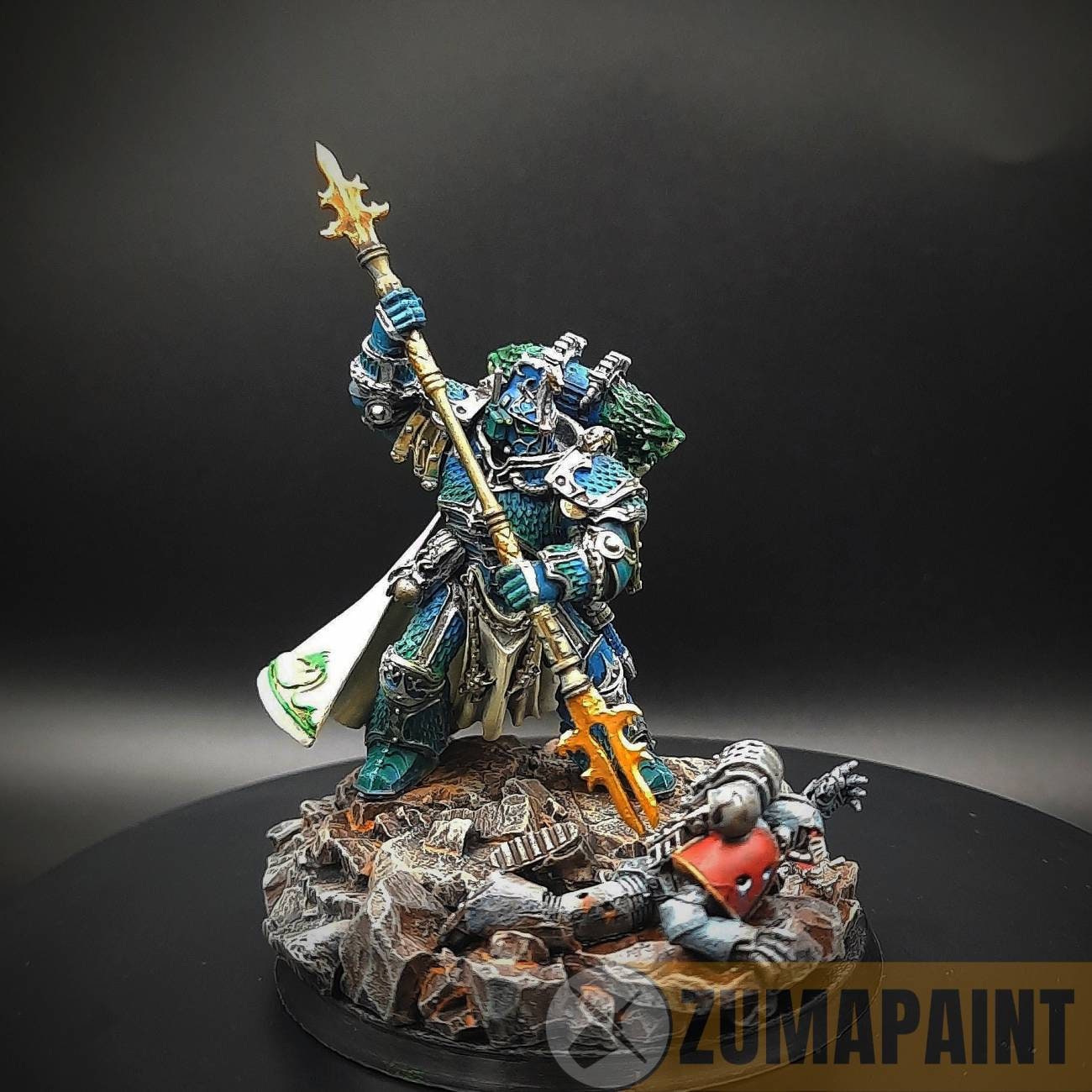 Alpharius Omegon Primarch of the Alpha Legion Painted - Etsy Canada