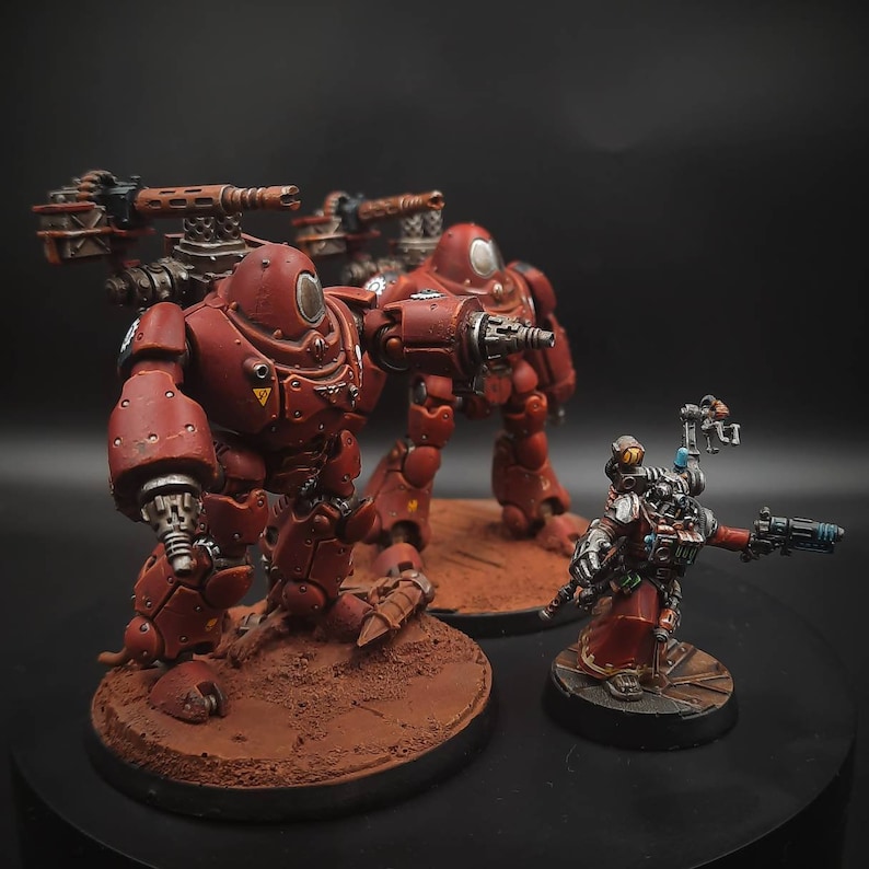 Adeptus Mechanicus Kastelan Robots Warhammer 40k Painted - Etsy