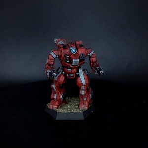 Loki hellbringer Battletech Mechwarrior Miniature Commission Painted - Etsy
