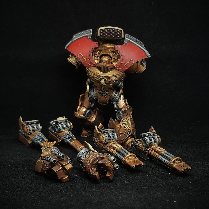 Legio Custodes Telemon Heavy Dreadnought paint | Etsy