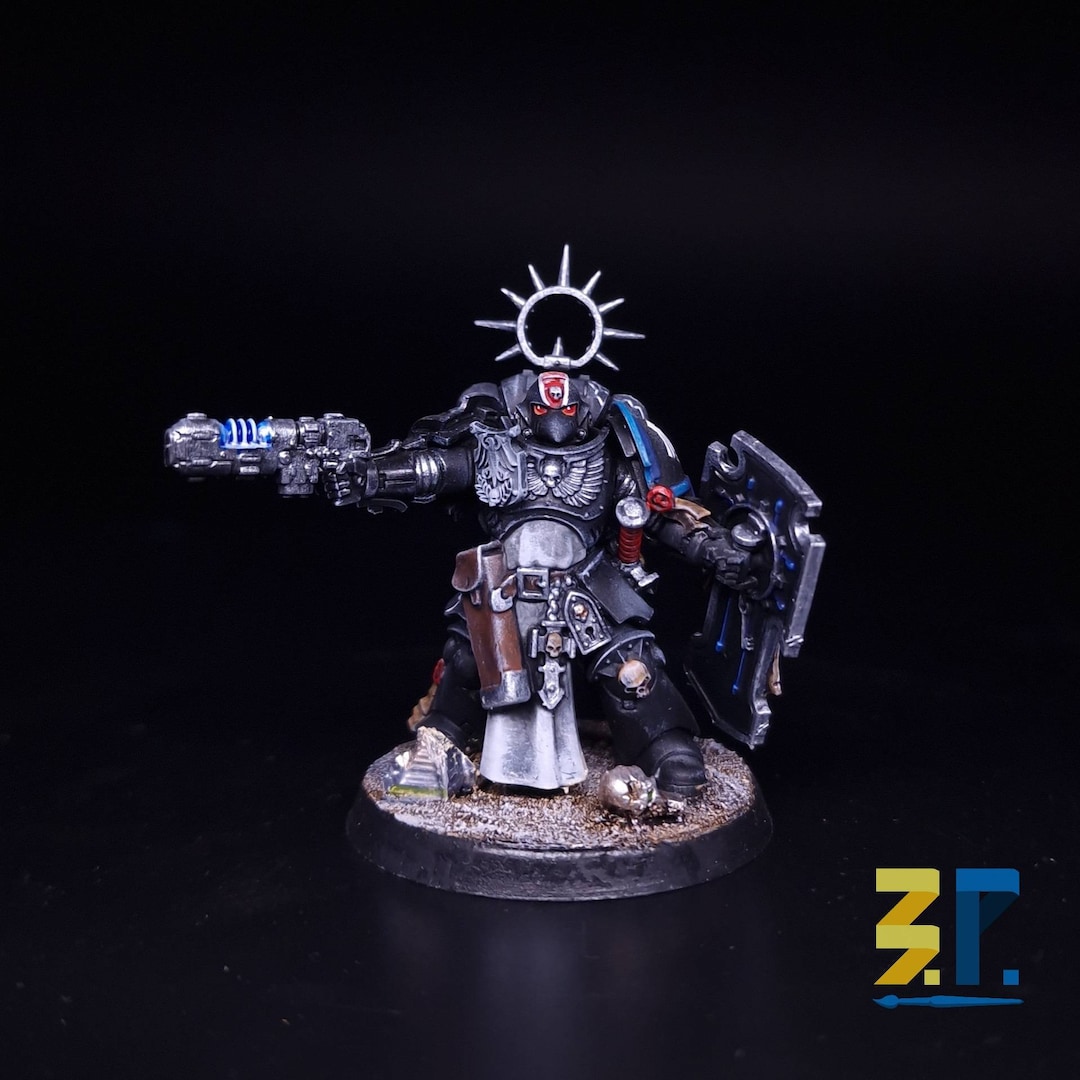 Warhammer 40k Indomitus Primaris Space Marine Lieutenant Painted ...