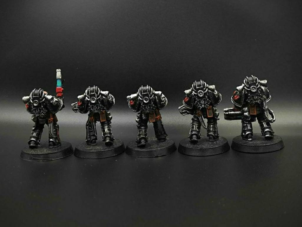 Dark Angels Legion Interemptor Squad Painted 5 Models | Etsy