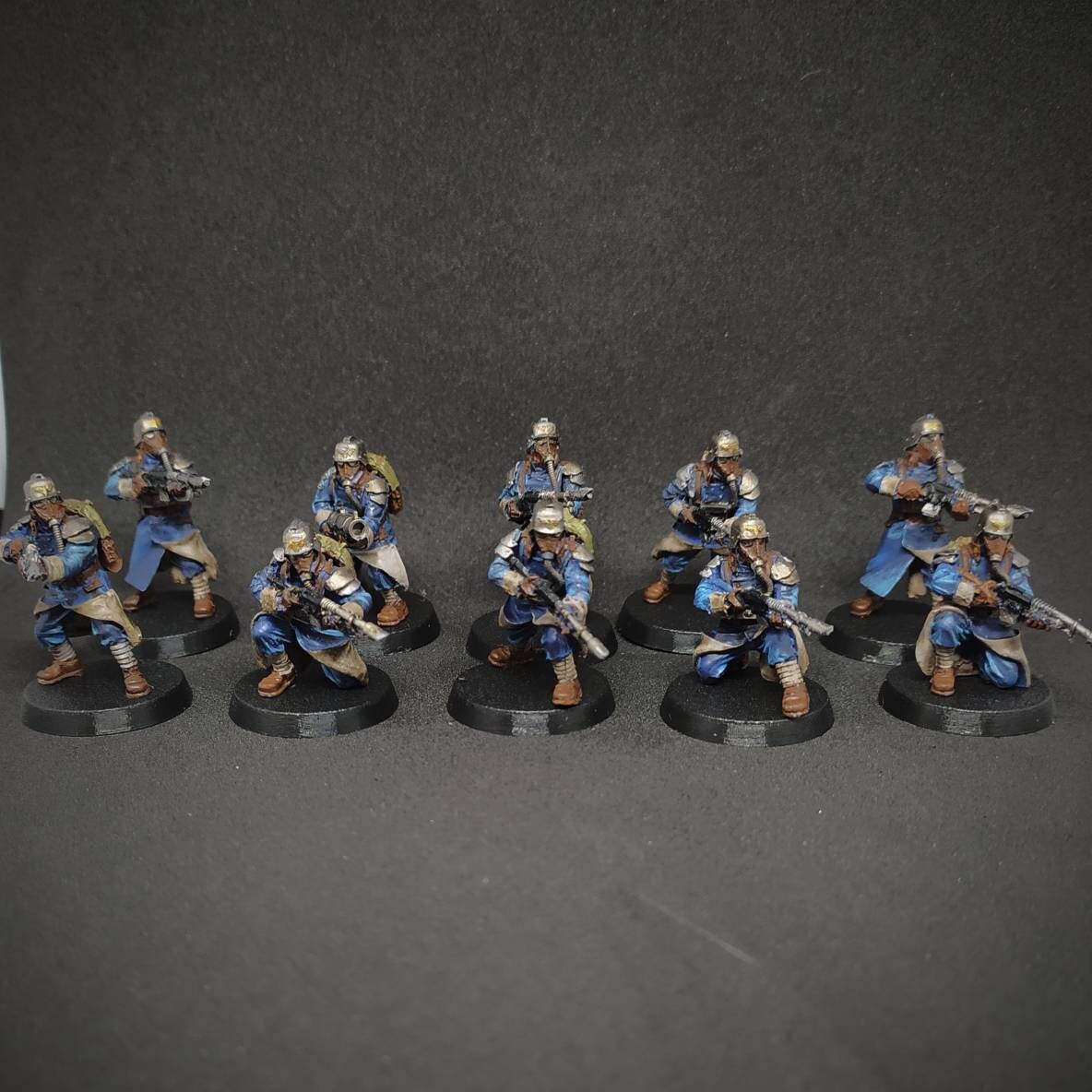 Death Korps of Krieg Infantry Squad Firing Forgeworld Paint | Etsy New ...