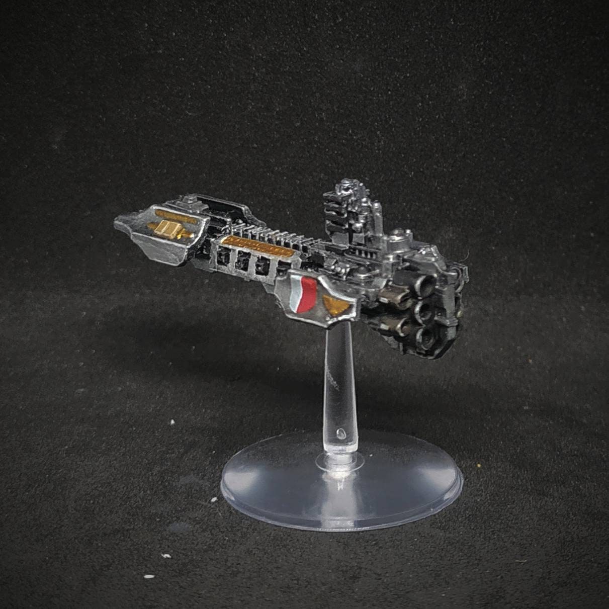 Grey Knights Strike Cruiser painted | Etsy