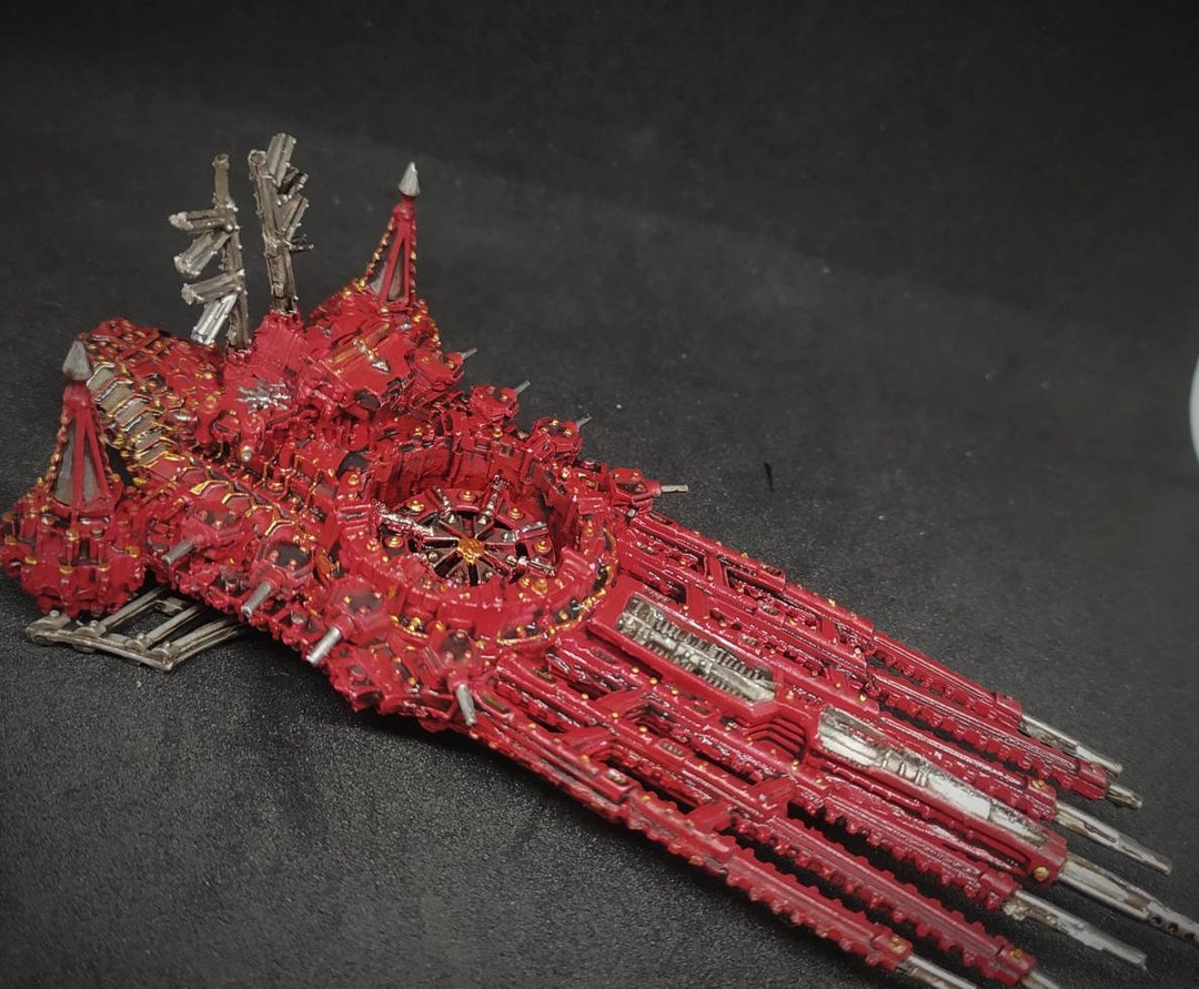 Planet Killer Chaos Battlefleet Gothic Painted Commission - Etsy