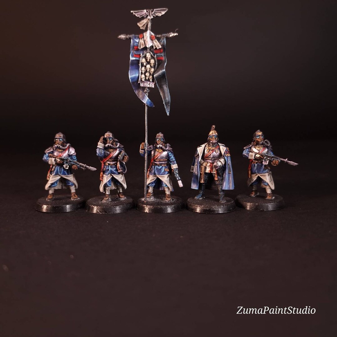 Death Korps of Krieg Command HQ Squad Forgeworld Painted - Etsy Australia
