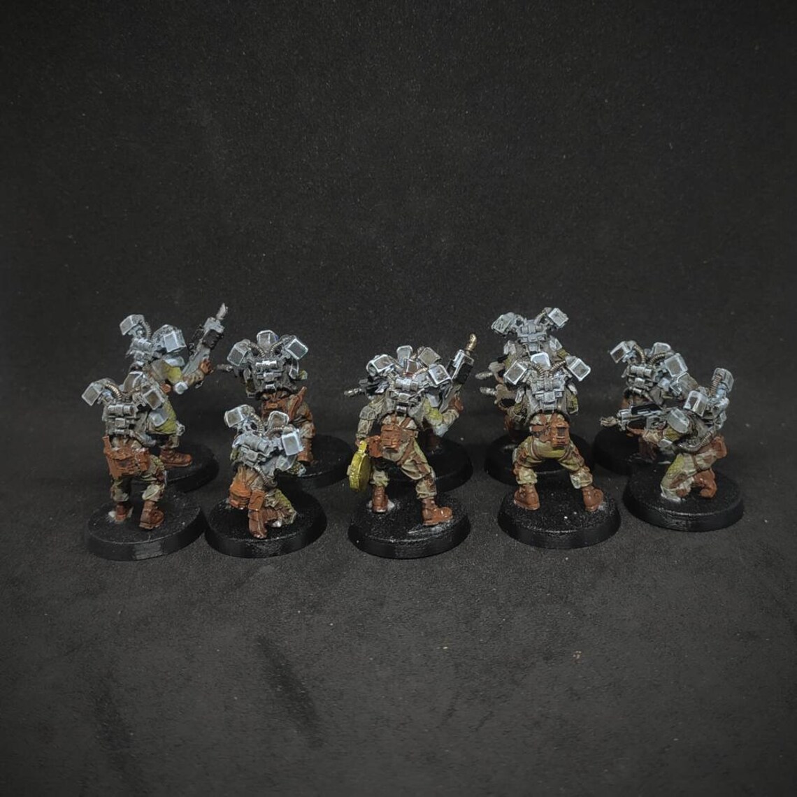 Elysian Drop Troop Squad With Gravpack Painted Commission - Etsy