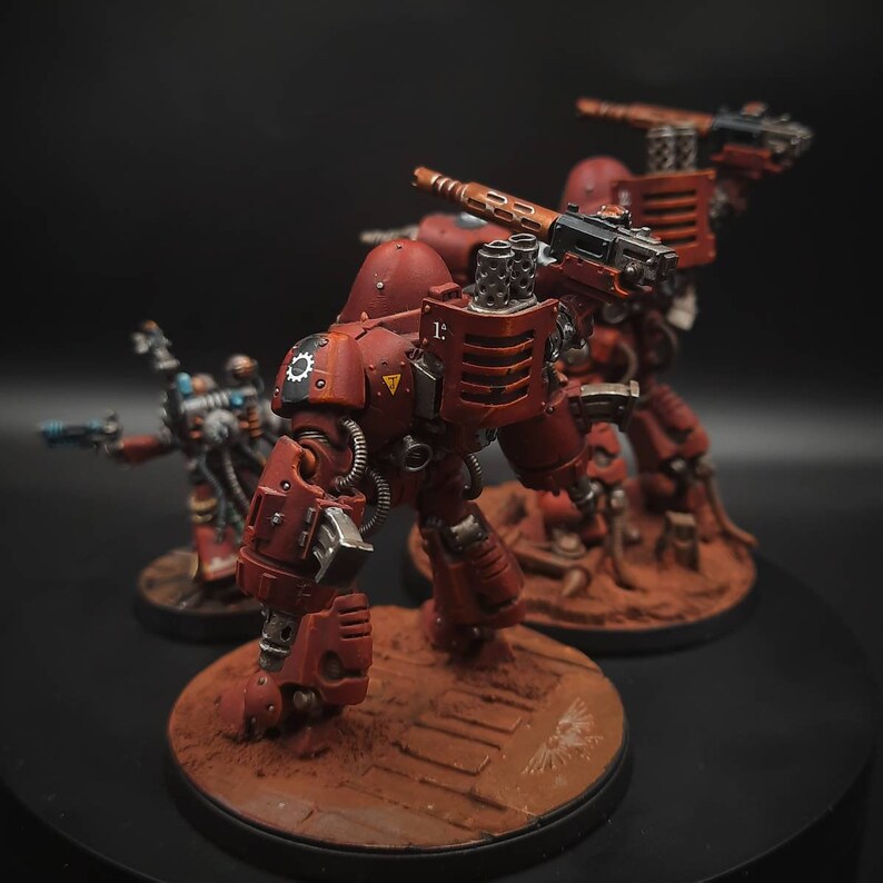 Adeptus Mechanicus Kastelan Robots Warhammer 40k Painted - Etsy