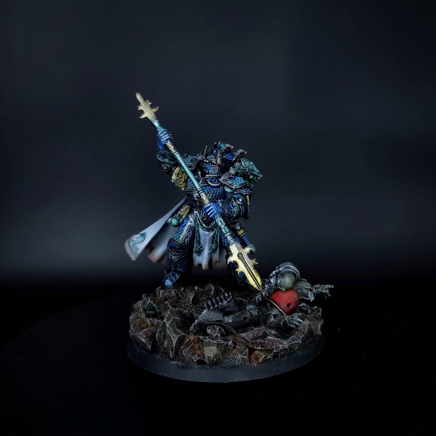 Alpharius Omegon Primarch of the Alpha Legion Painted - Etsy