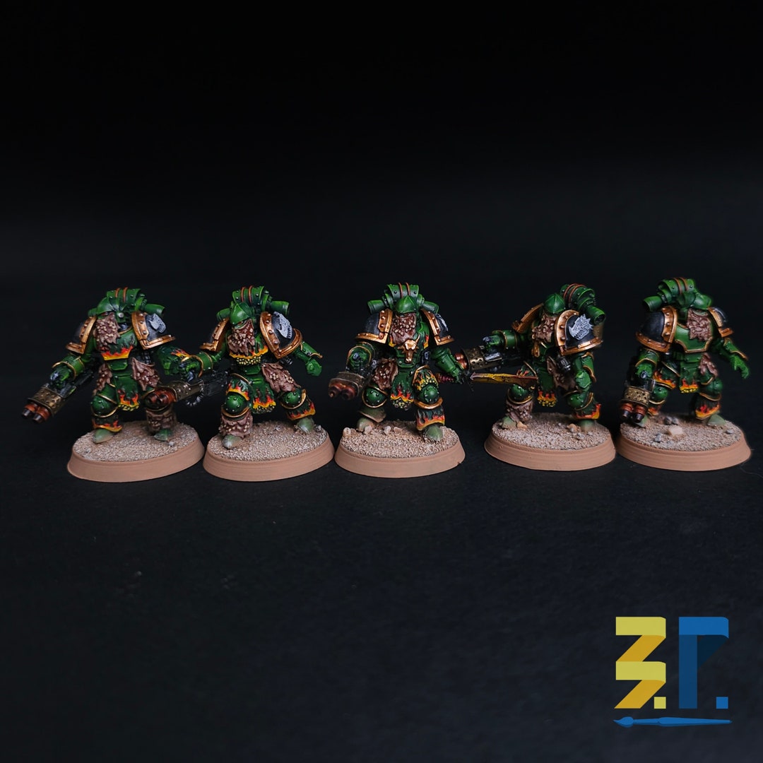 Salamanders Legion Pyroclasts Painted Commission - Etsy